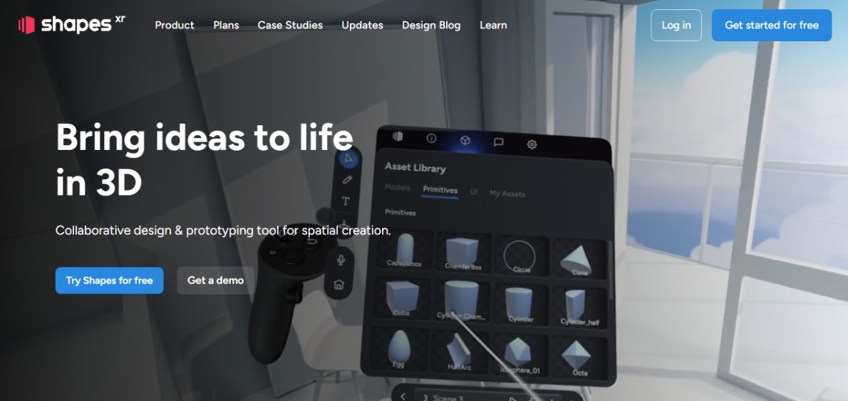 معرفی ابزار طراحی Shapes XR